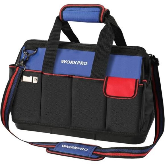 Storage & Organization | Workpro 18 Tool Bag With Waterproof Molded ...